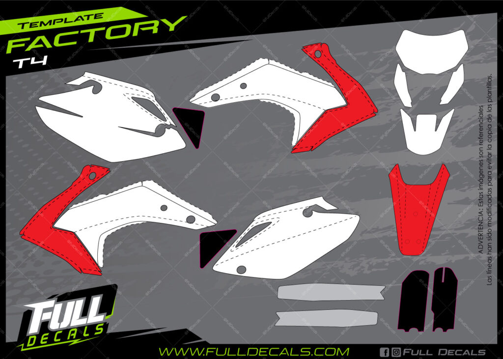 FACTORY T4 PLANTILLA PRO - FULL DECALS