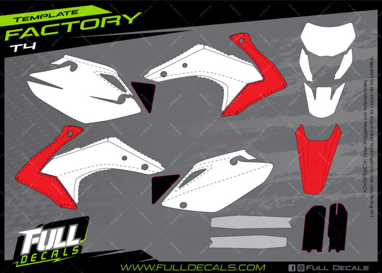 FACTORY AK 47 PLANTILLA PRO – FULL DECALS